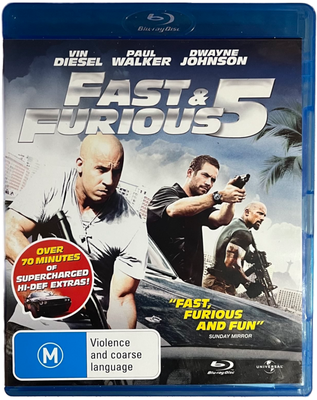 Fast & Furious 5 Blu-Ray – Blu-Ray Store
