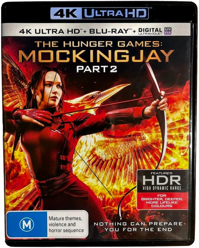 The Hunger Games Mockingjay Part 2 4K Blu-Ray + Blu-Ray – Blu-Ray Store
