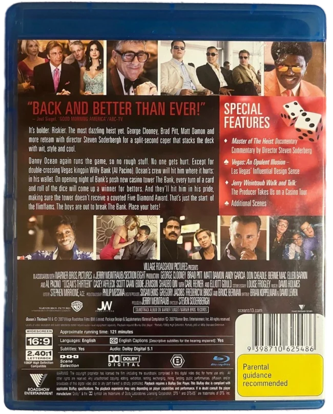 Ocean’s Thirteen Blu-Ray – Blu-Ray Store