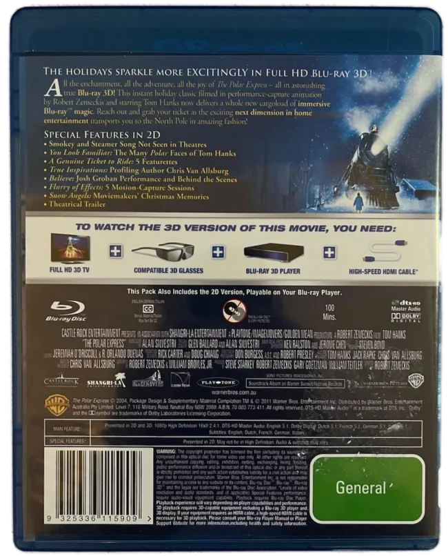 The Polar Express 3D Blu-Ray – Blu-Ray Store