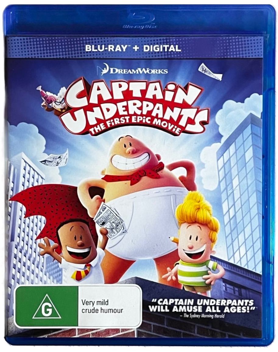Captain Underpants The First Epic Movie Blu-Ray - Blu-Ray Store